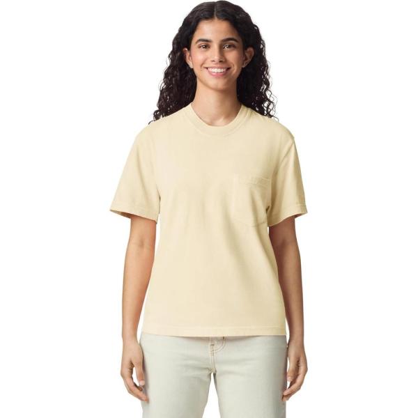 Comfort Colors Adult Short Sleeve Pocket Tee, Style 6030(Ivory ...